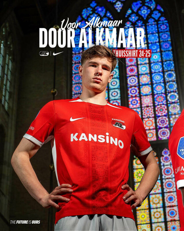 Nova camisa titular do AZ Alkmaar 2024-2025 Nike » Mantos do Futebol