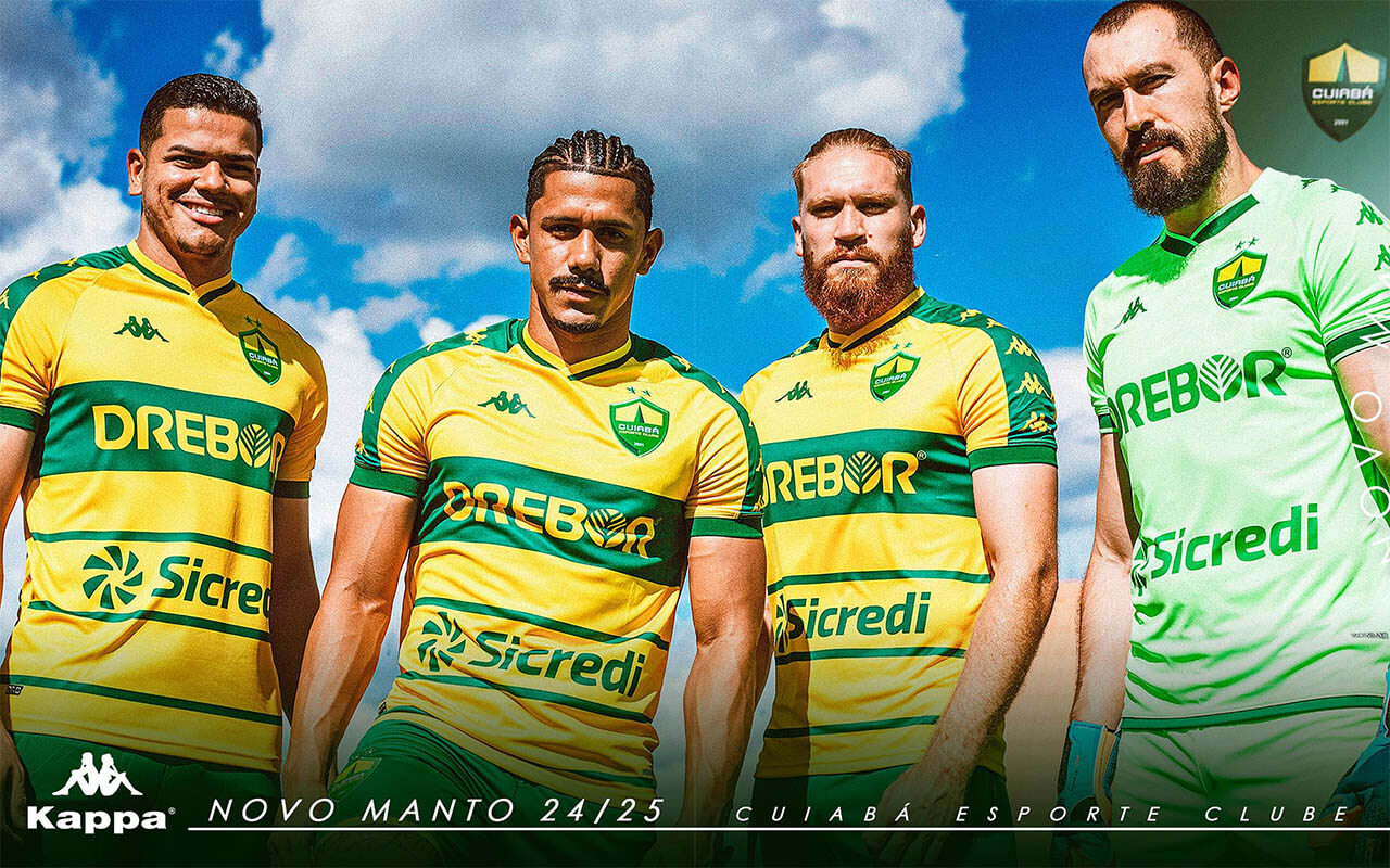 Novas camisas do Cuiabá 2024-2025 Kappa » Mantos do Futebol