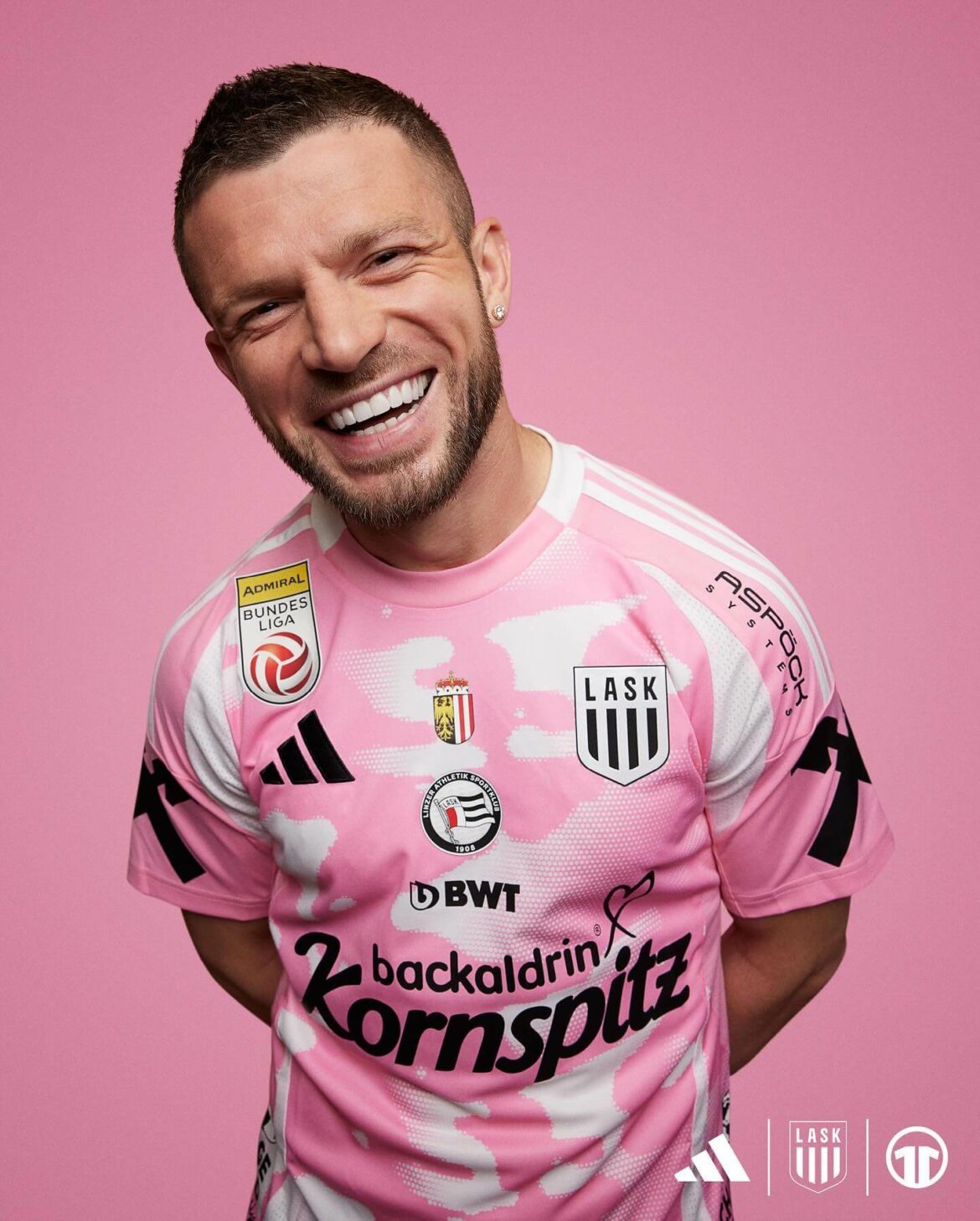 Novas camisas do LASK Linz 2024-2025 Adidas » Mantos do Futebol