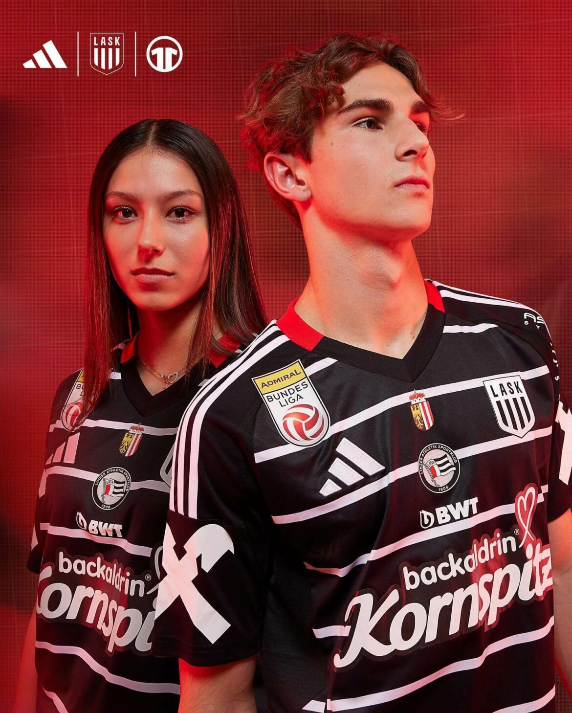 Novas camisas do LASK Linz 2024-2025 Adidas » Mantos do Futebol