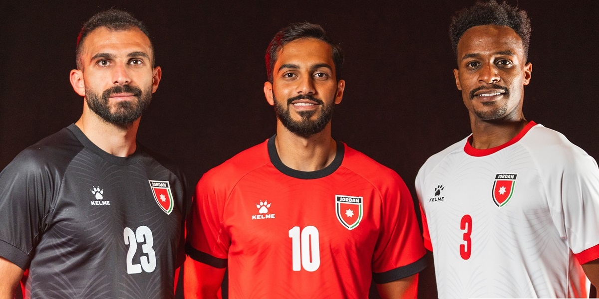 Novas camisas da Jordânia 2024-2025 Kelme » Mantos do Futebol