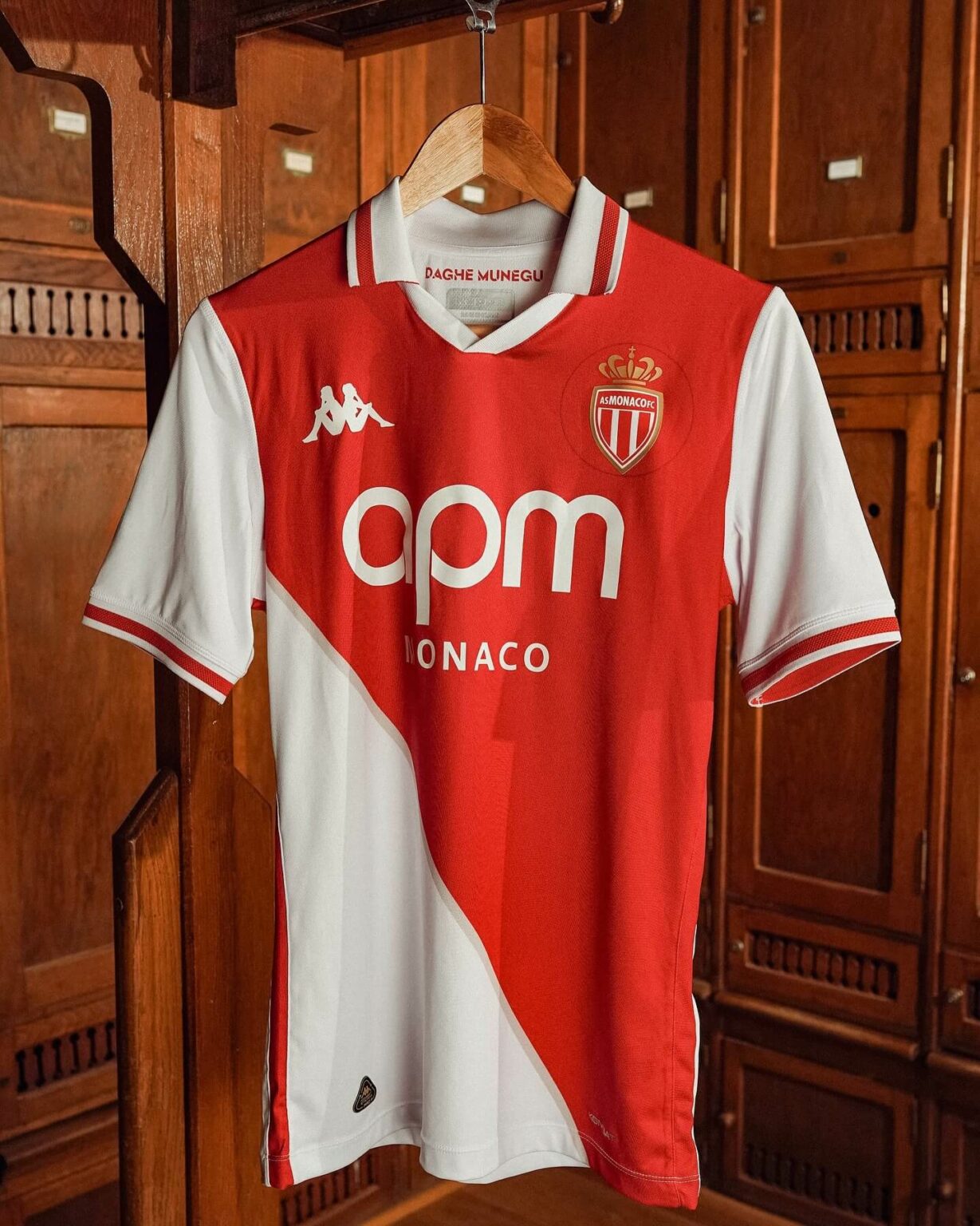 Nova camisa titular do AS Monaco 2024-2025 Kappa » MDF