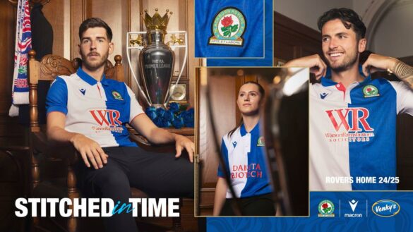 Nova camisa titular do Blackburn Rovers 2024-2025 Macron » MDF