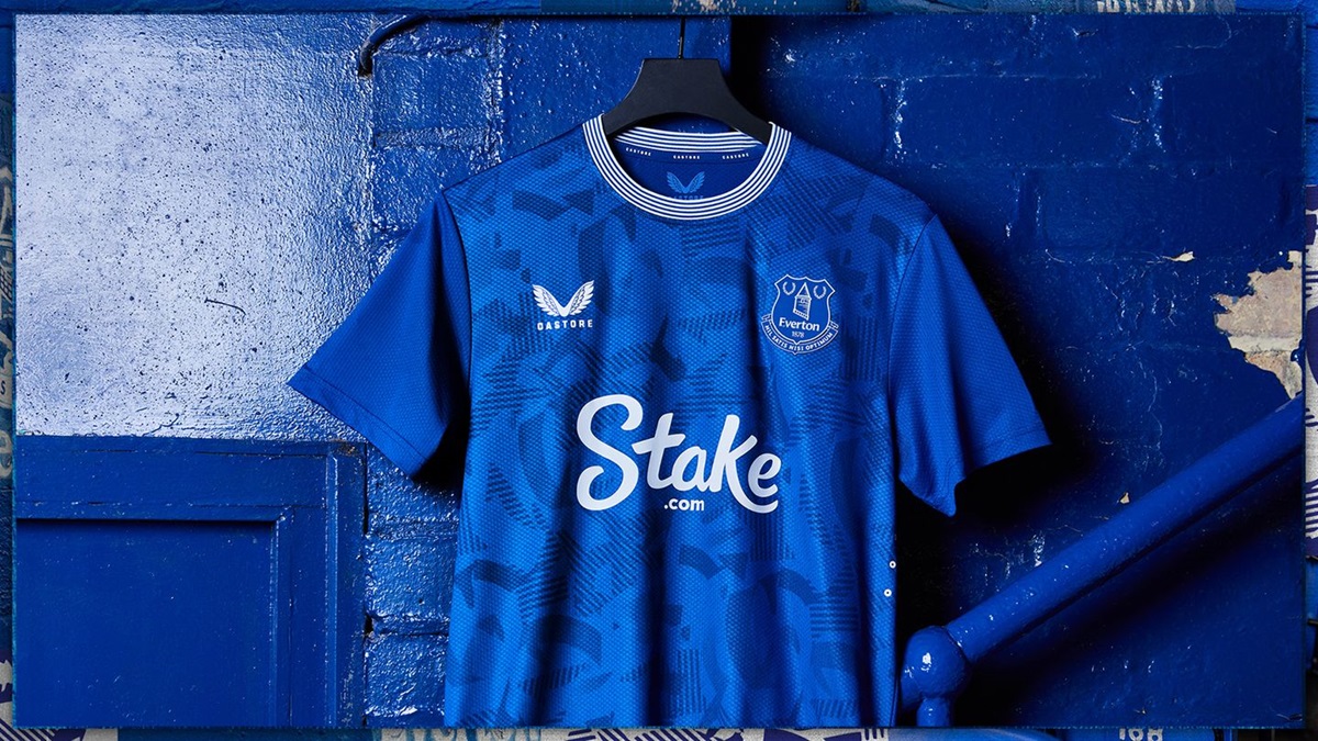 Nova camisa titular do Everton FC 2024-2025 Castore » MDF