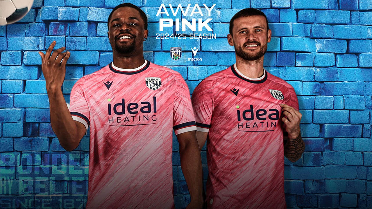 Nova camisa três do WBA 2024-2025 Macron » Mantos do Futebol