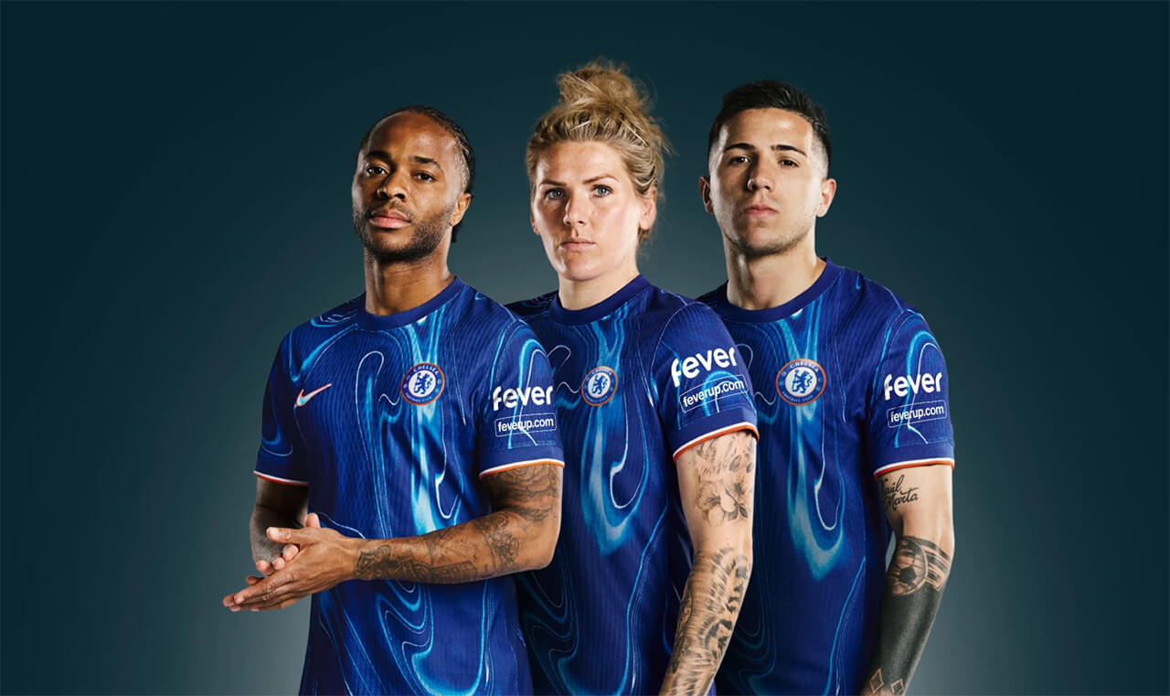 Chelsea anuncia Fever como novo patrocinador de manga » Mantos do Futebol
