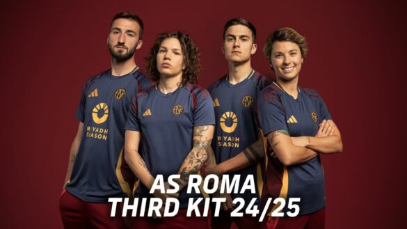 Nova terceira camisa da AS Roma 2024-2025 Adidas » Mantos do Futebol