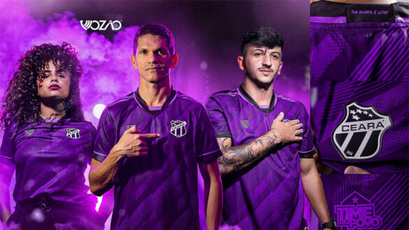 Nova terceira camisa roxa do Ceará SC 2024-2025 Vozão » Mantos do Futebol