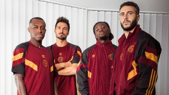 Adidas lança coleção retrô para a AS Roma » Mantos do Futebol