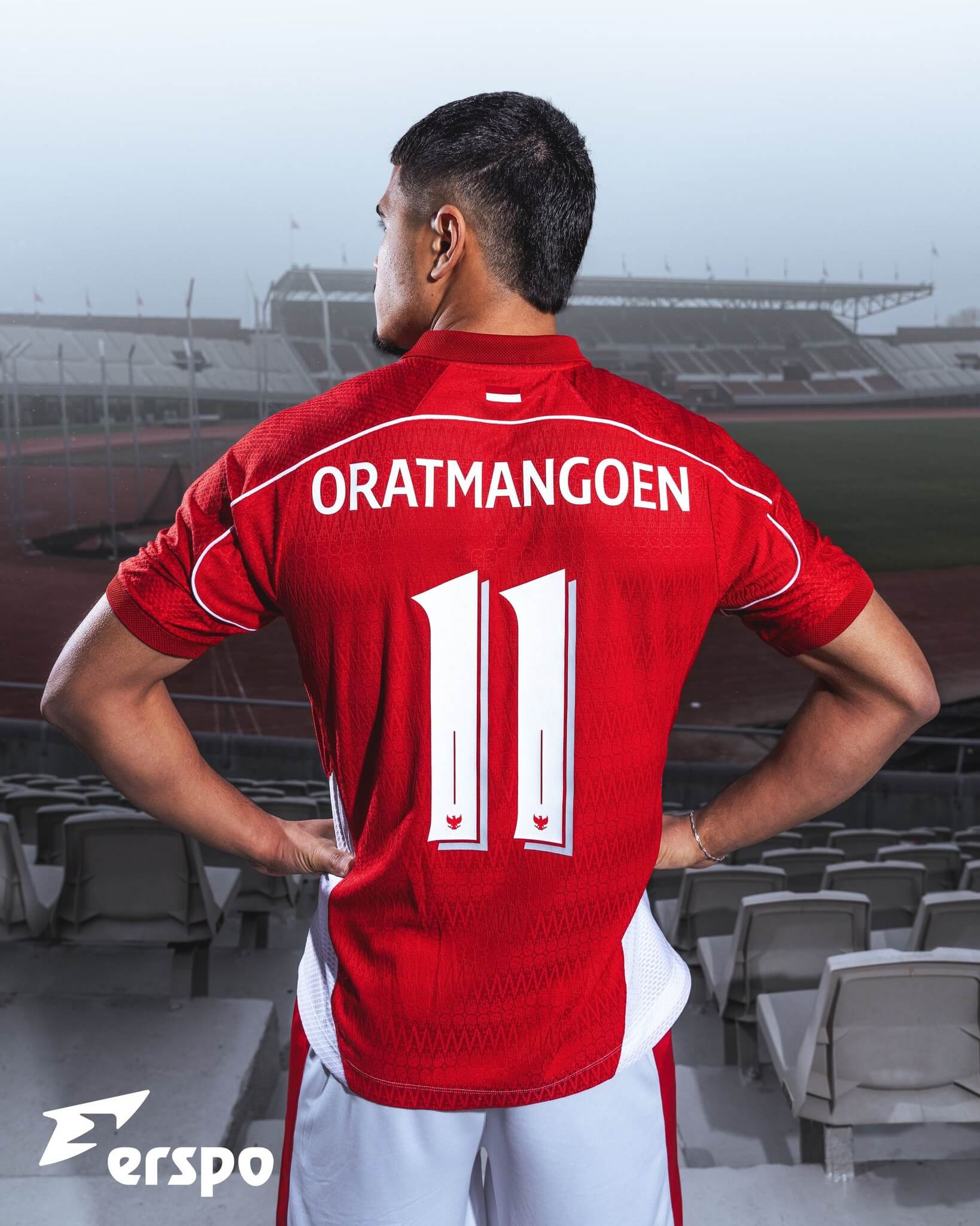 Nova camisa titular da Indonésia 2025 Erspo » Mantos do Futebol