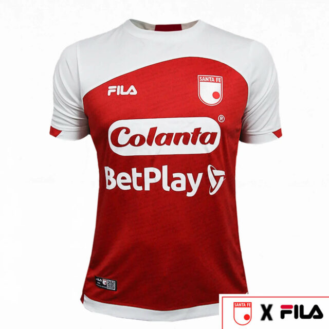 Nova camisa titular do Independiente Santa Fe 2025 Fila » Mantos do Futebol