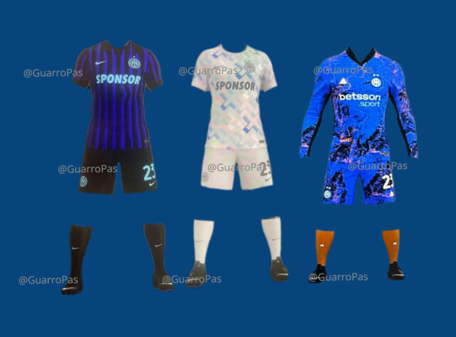 Camisas da Inter de Milão 2025-2026 ganham primeiros esboços » Mantos ...