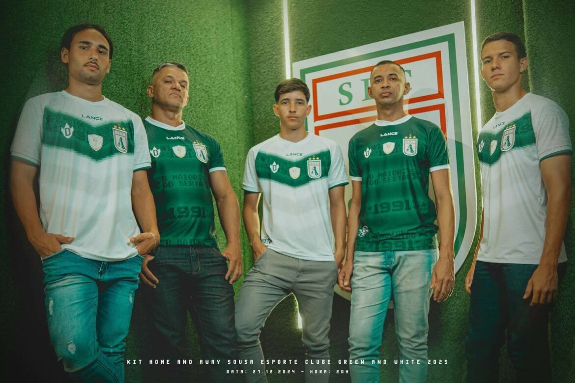 Novas camisas do Sousa EC 2025 Lance » Mantos do Futebol