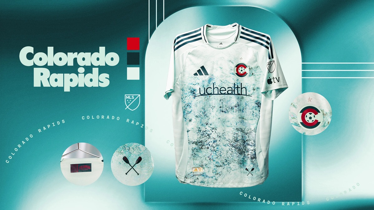 Nova camisa reserva do Colorado Rapids 2025 Adidas » Mantos do Futebol
