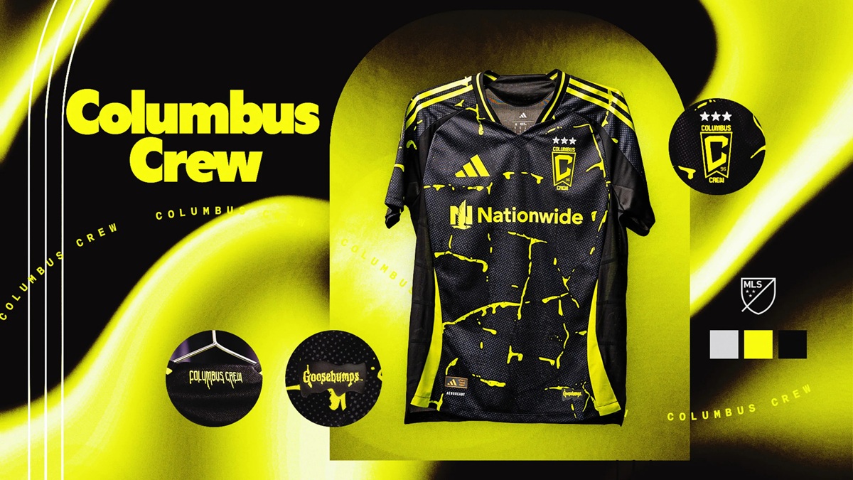 Nova camisa reserva do Columbus Crew MLS 2025 Adidas » Mantos do Futebol