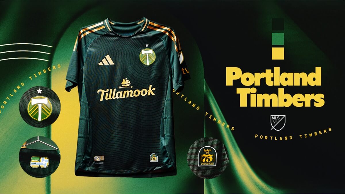 Nova camisa titular do Portland Timbers 2025 Adidas » Mantos do Futebol