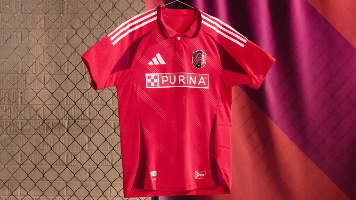 Nova camisa titular do St. Louis City 2025 Adidas » Mantos do Futebol
