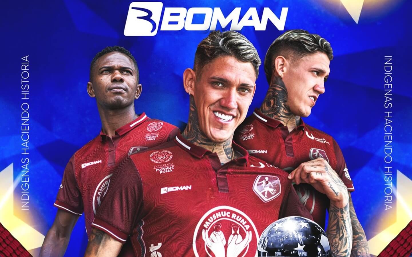 Nova camisa titular do Mushuc Runa 2025 Boman » Mantos do Futebol