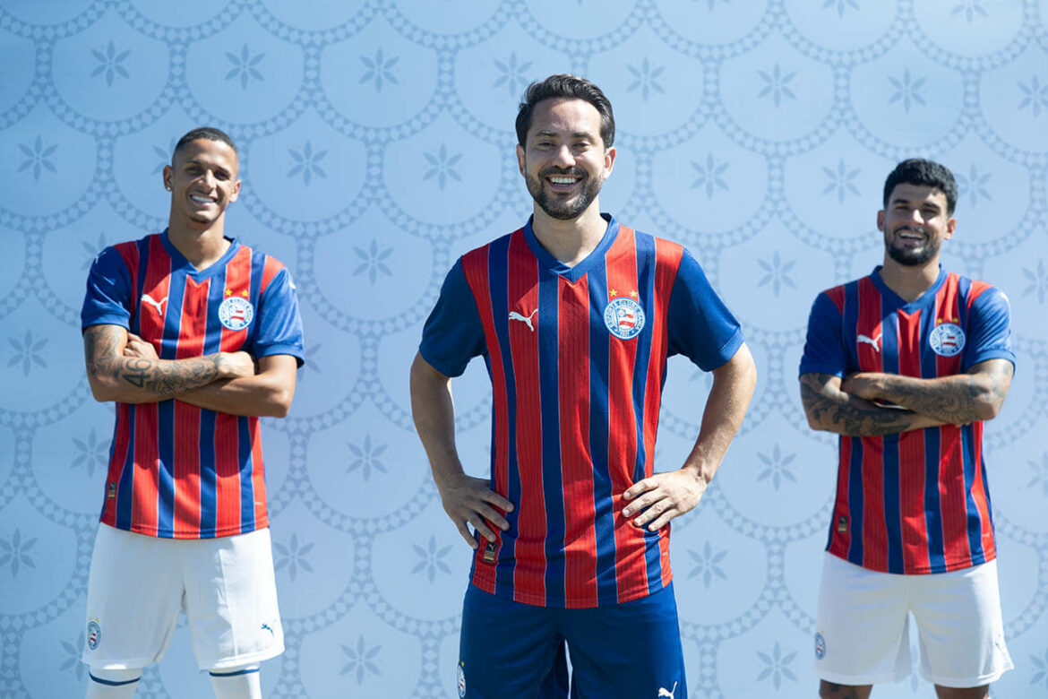 PUMA lança novas camisas do EC Bahia para 2025-2026 » Mantos do Futebol