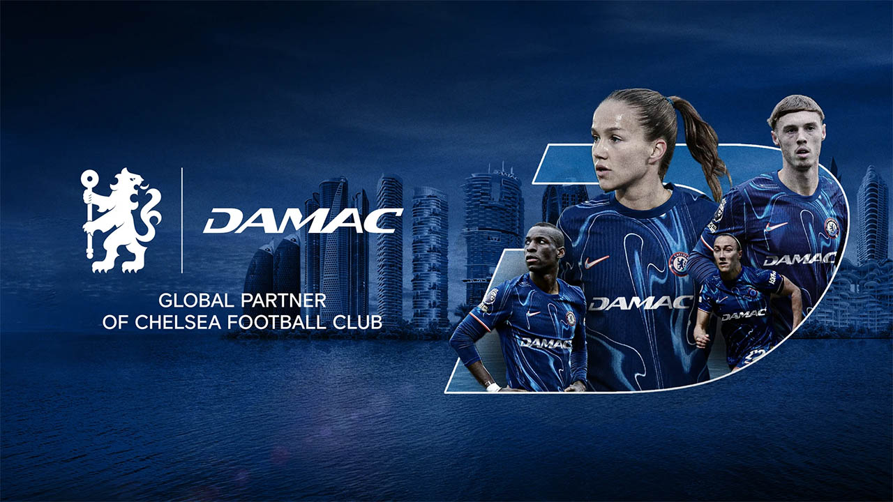Chelsea terá DAMAC como patrocinador máster até o fim da temporada ...