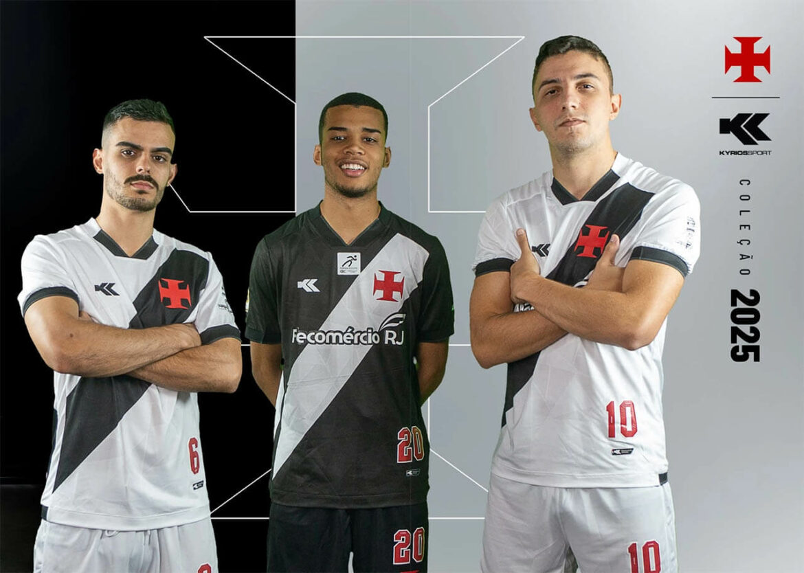 Nike já prepara camisas do Vasco da Gama para 2026; Clube também fecha com a Kyrios Sport ...