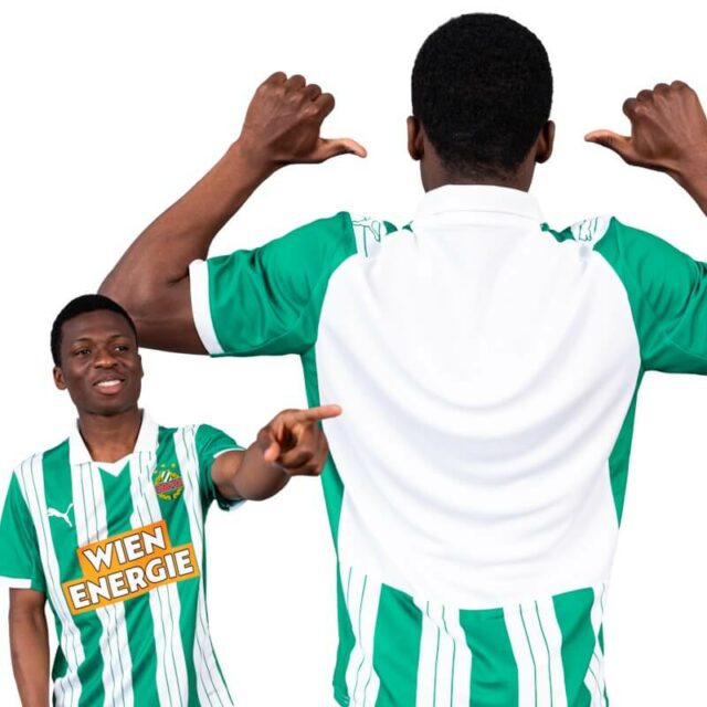 Nova camisa titular do Rapid Wien 2025-2026 PUMA » Mantos do Futebol