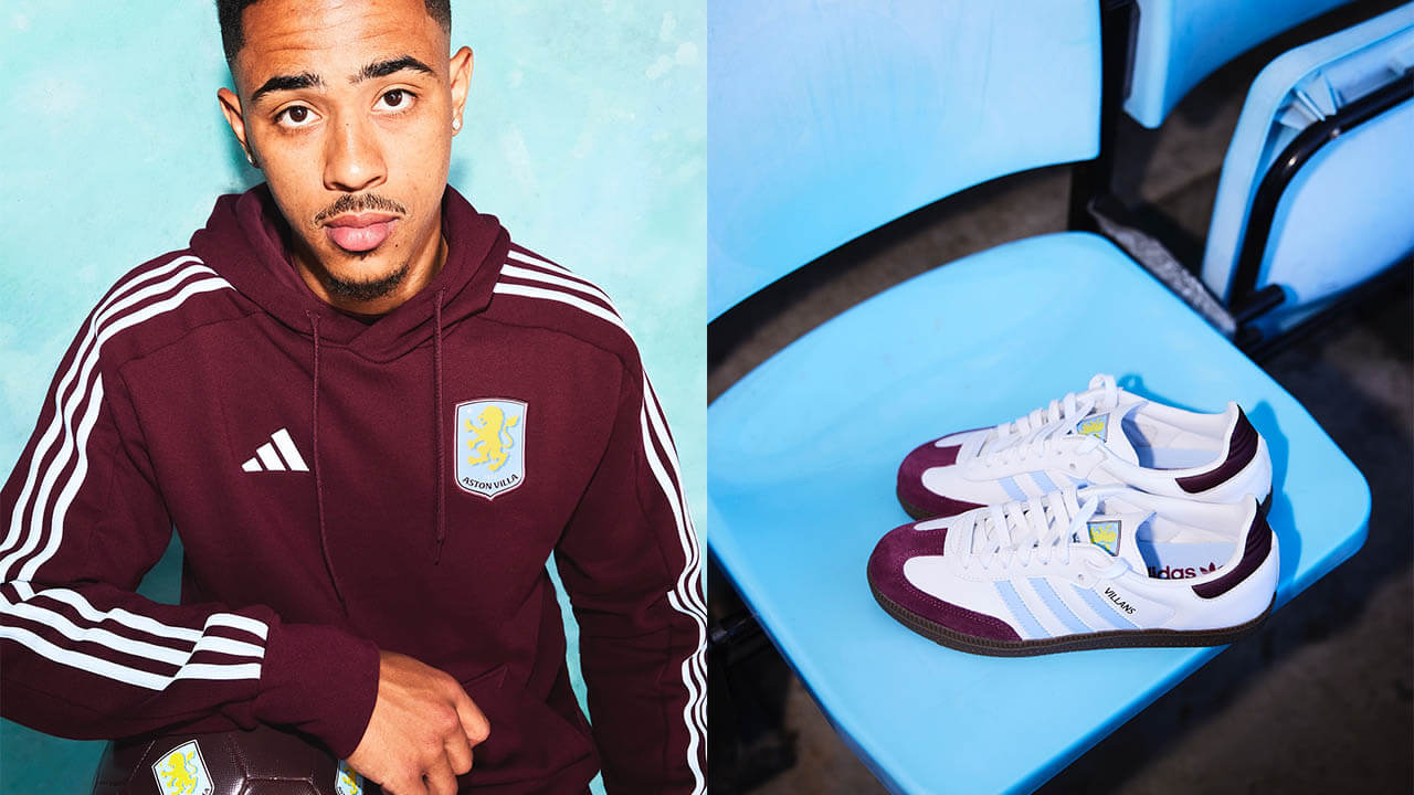 Aston Villa apresenta tênis Samba e coleção adidas DNA x Villa » Mantos ...