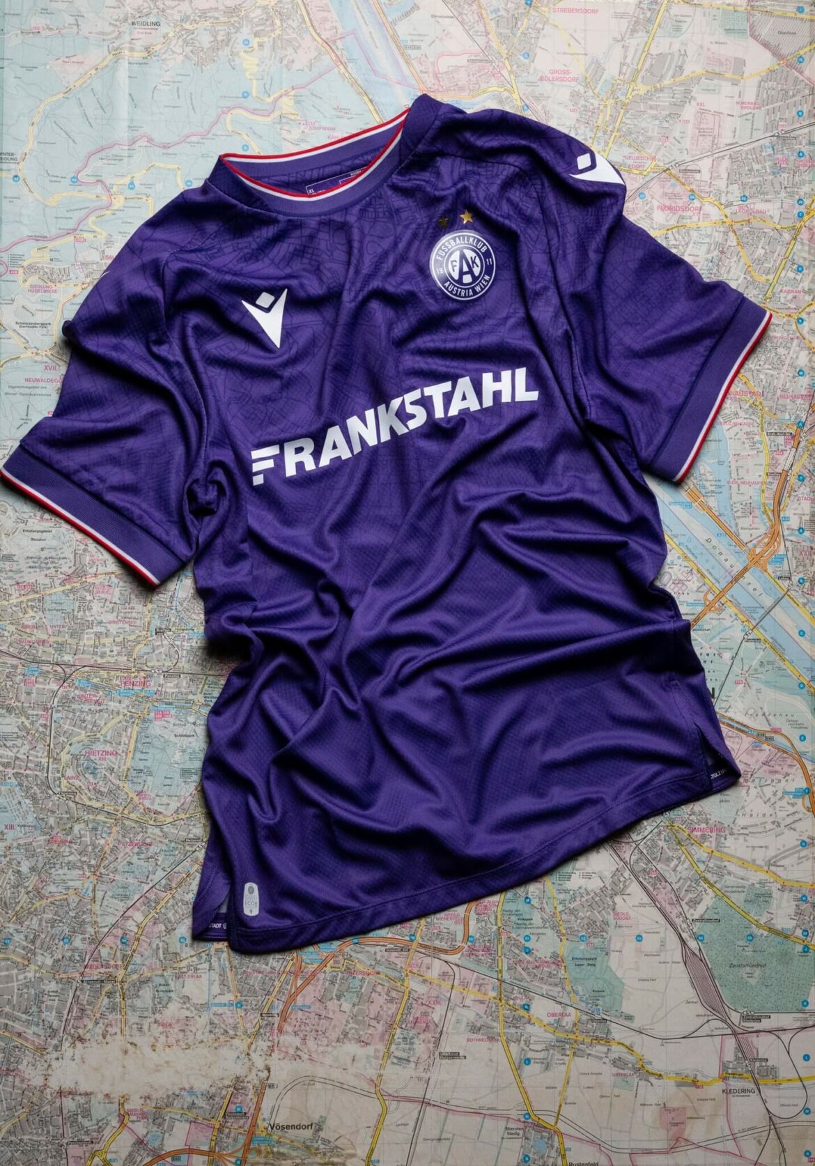 Nova camisa titular do Austria Wien 2025-2026 Macron » Mantos do Futebol