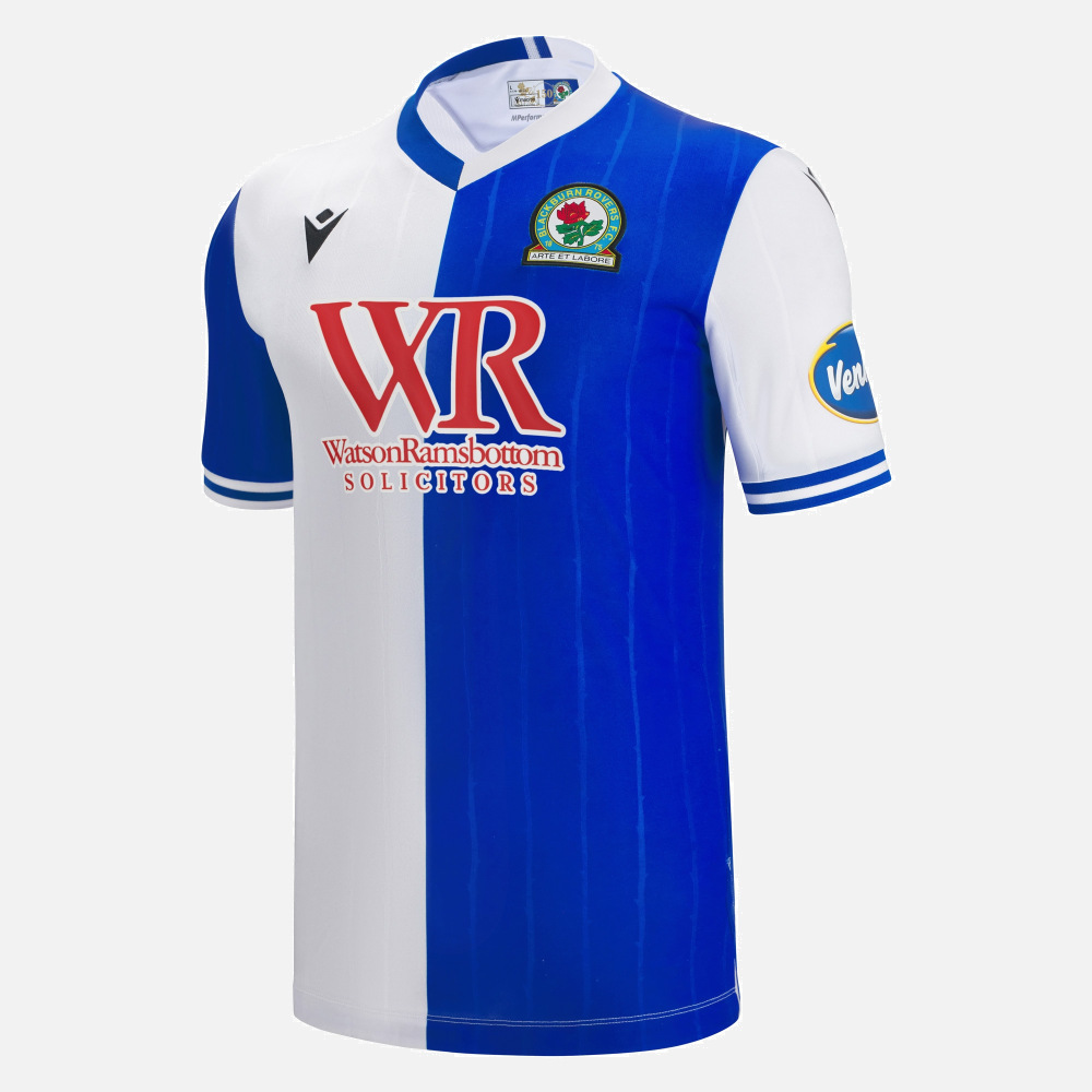 Nova camisa titular do Blackburn Rovers 2025-2026 Macron » Mantos do ...