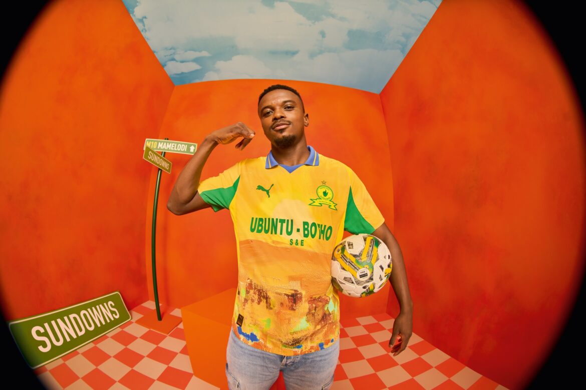Nova camisa do Mamelodi Sundowns Mundial de Clubes 2025 PUMA x KidSuper ...