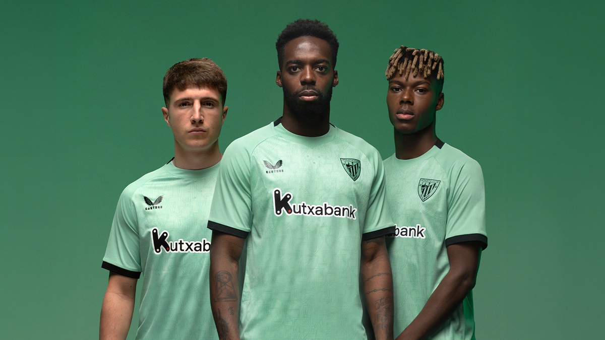 Nova terceira camisa do Athletic Bilbao 2025-2026 Castore » Mantos do ...