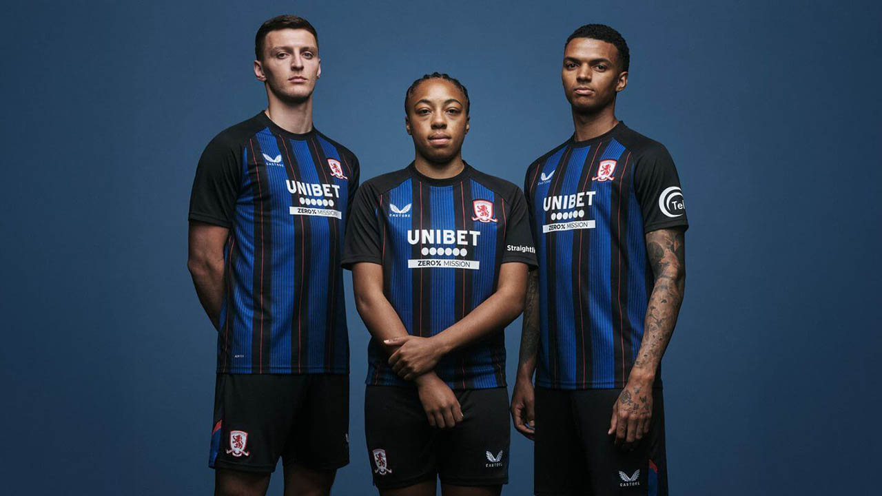 Nova camisa reserva do Middlesbrough 2025-2026 Castore » Mantos do Futebol