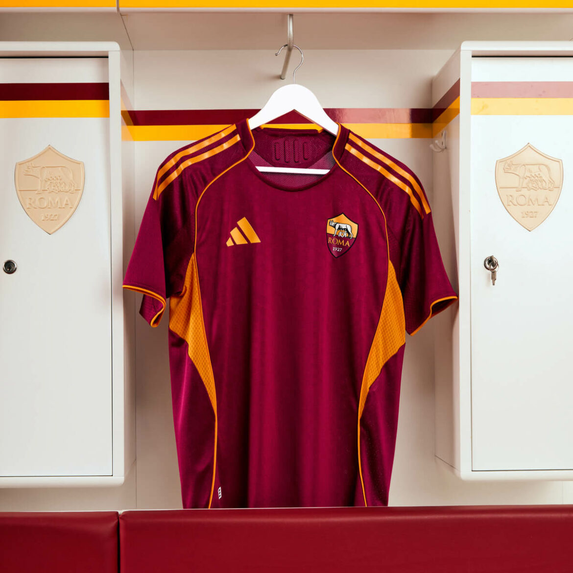 Nova camisa titular do AS Roma 2025-2026 adidas » Mantos do Futebol