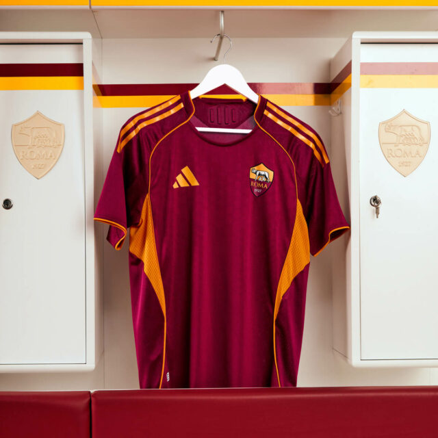 Nova camisa titular do AS Roma 2025-2026 adidas » Mantos do Futebol