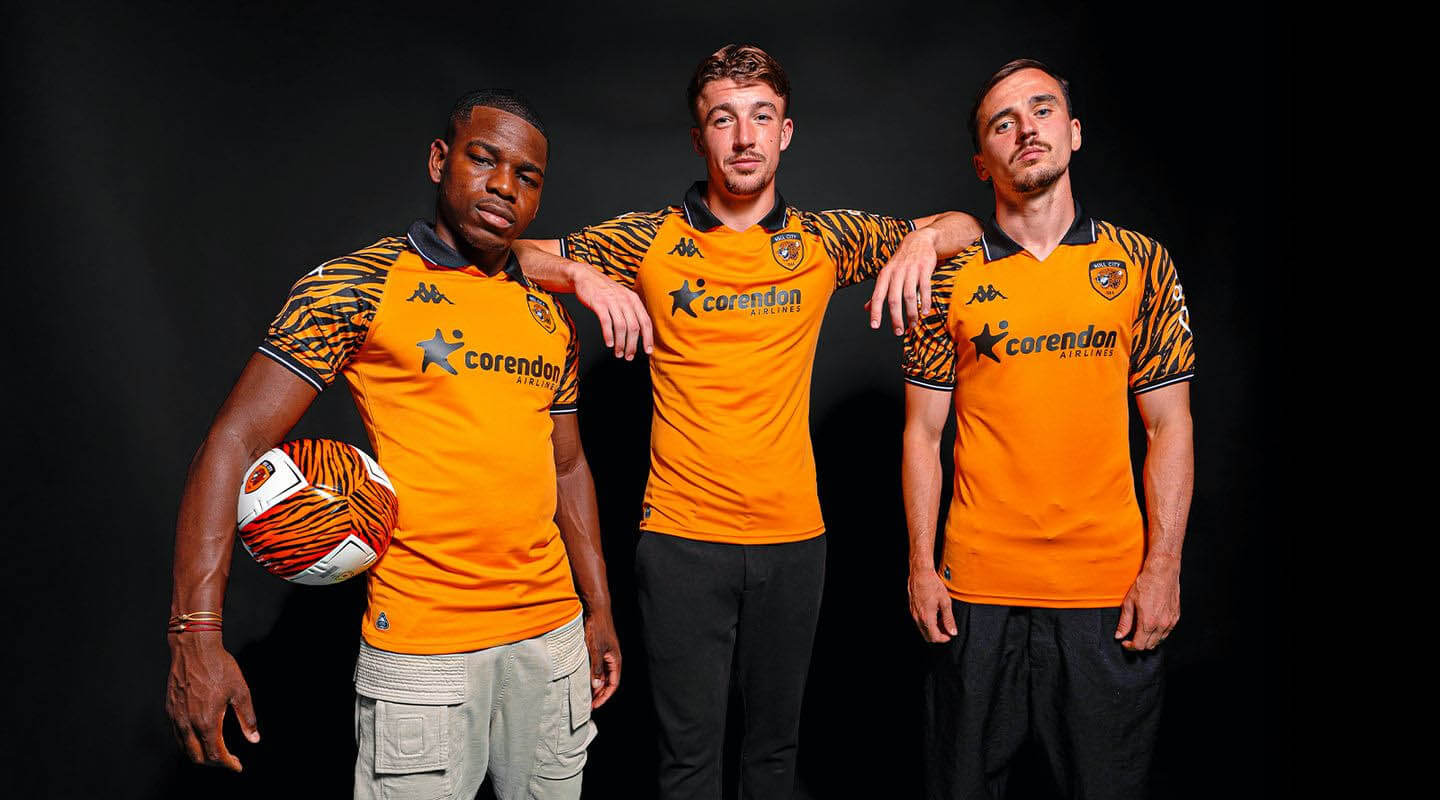 Nova camisa titular do Hull City 2025-2026 Kappa » Mantos do Futebol